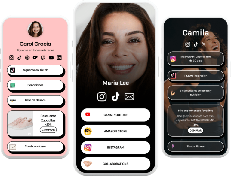 ATOM.BIO: la mejor alternativa gratis a Linktree en español